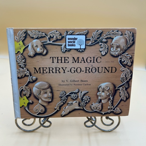 Vintage | Other | The Magic Merry Go Round Wonder World Books Carousel ...